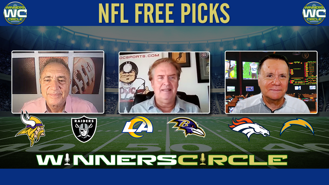 Today's NFL Football Free Picks: Rams vs. Ravens, Raiders vs. Vikings ...