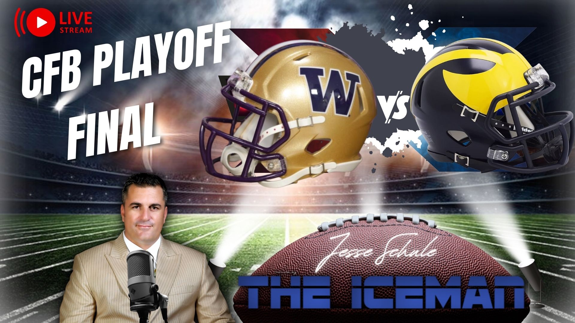 Michigan Wolverines vs Washington Huskies College Football Playoff ...