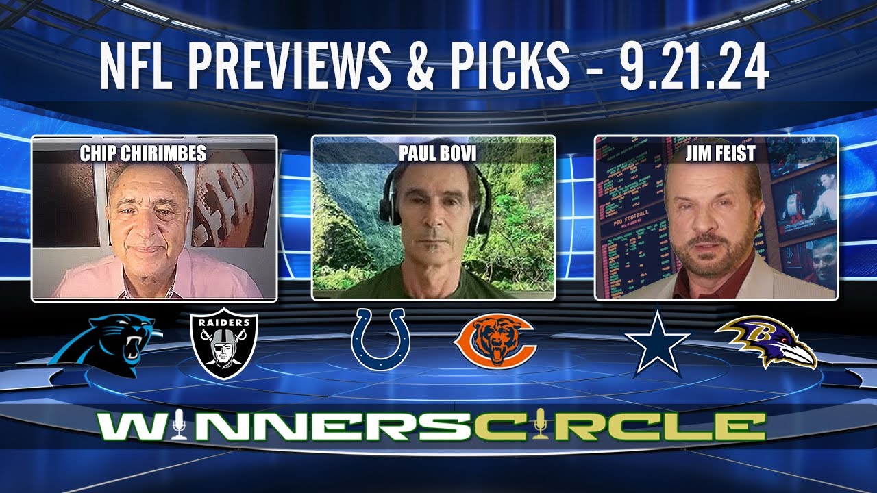 Free NFL Picks & Best Bets Week 3: Panthers vs Raiders, Bears vs Colts ...